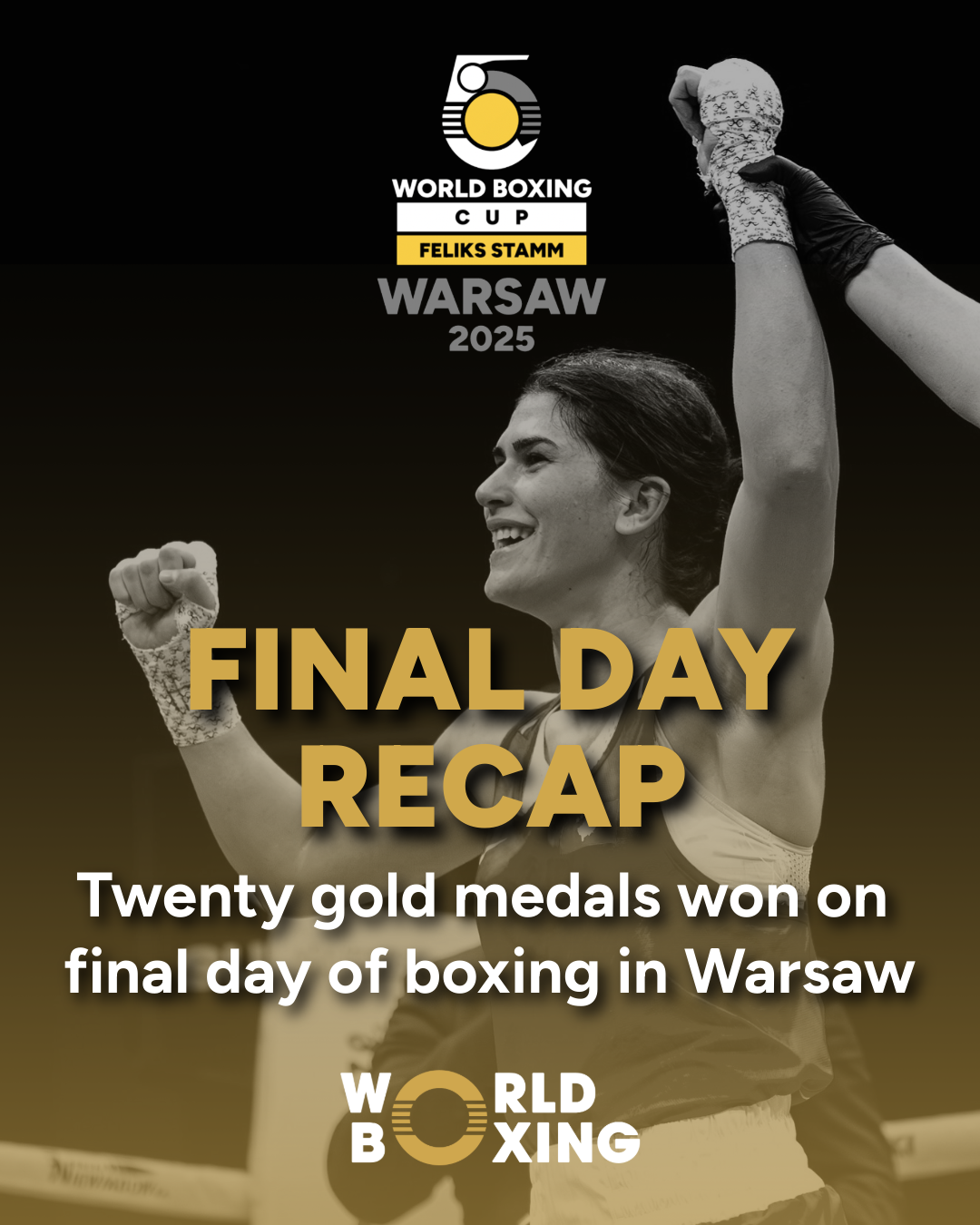 Twenty gold medals won on final day of boxing in Warsaw - World Boxing